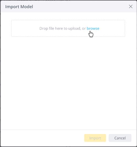 Exporting And Importing Data Models