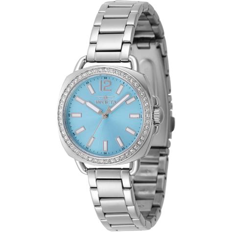 Invicta 47327 Womens Wildflower Light Blue Dial Crystal Watch