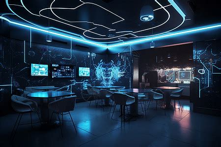 未来派高科技动态网吧图片素材 正版创意图片600219900 摄图网