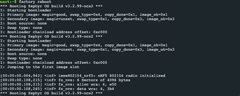 mcuboot reverting slots immediately after image swap nordic qanda nordic devzone nordic devzone