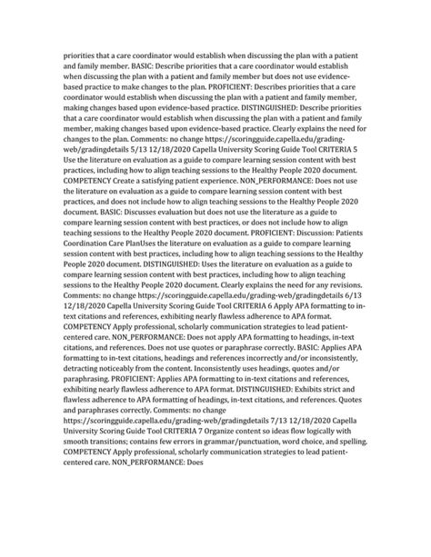 Patients Coordination Care Plan Docx Educational Assessment Education