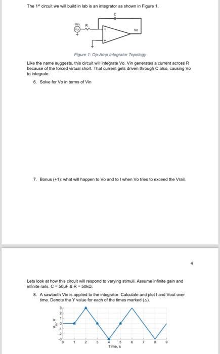 Solved The Th Circuit We Will Build In Lab Is An Chegg Com