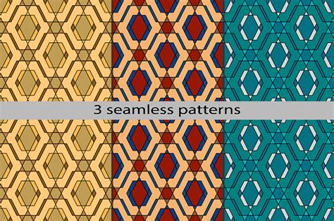 6개의 벡터 그림 집합입니다 간단한 교차 기하학적 모양의 원활한 벡터 장식 기하학적 매끄러운 패턴 0명에 대한 스톡 벡터 아트 및 기타 이미지 Istock