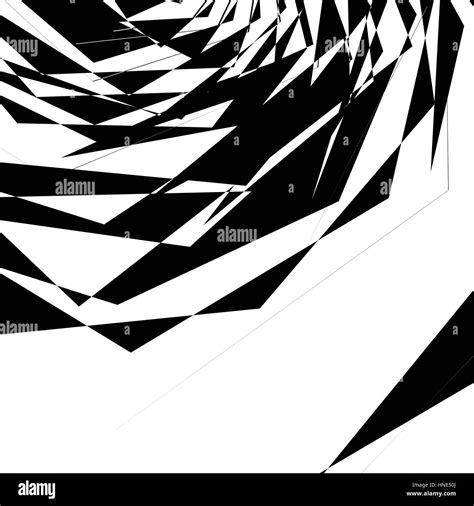Geometric Texture With Random Angular Shapes Monochrome Art Stock Vector Image Art Alamy