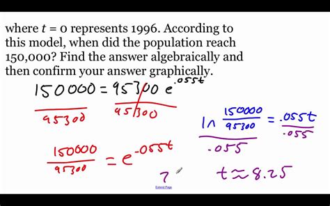 Pre Calculus 35 Exponential And Logarithmic Models Part 1 Youtube