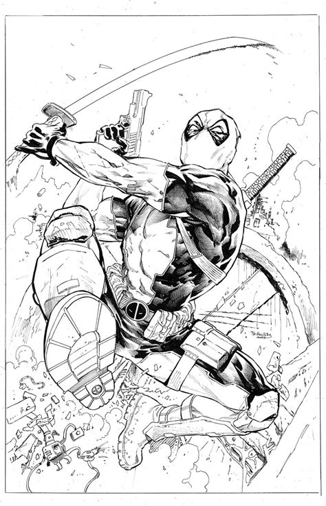 Deadpool Marvel And 1 More Drawn By Nethodiazz Danbooru