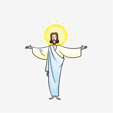 예수님 기독교 크리스마스 부활절 예수 클립 아트 만화 서양 캐릭터 예수 예수무료 다운로드를위한 Png 및 Psd 파일