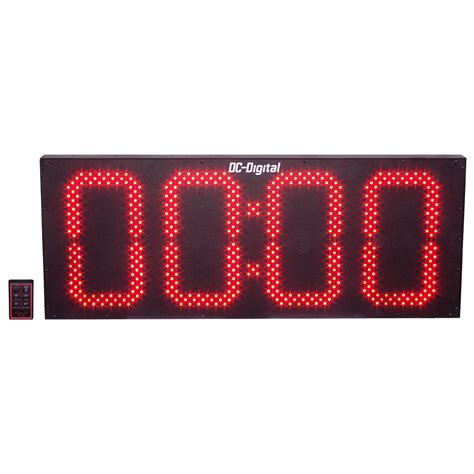 Dc 150t Dn W 15 0 Inch Led Rf Wireless Remote Controlled Digital Countdown Timer Outdoor