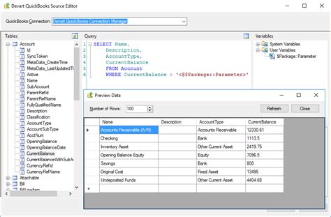 Devart SSIS Data Flow Components For QuickBooks Visual Studio Marketplace