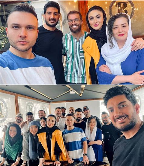 خبرآنلاین عکس دورهمی فرزاد فرزین با مریم مومن، ملیکا و مهراوه شریفی