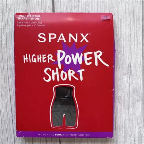 Spanx Womens Higher Power Tummy Control Shorts 1x Black £1570 Picclick Uk