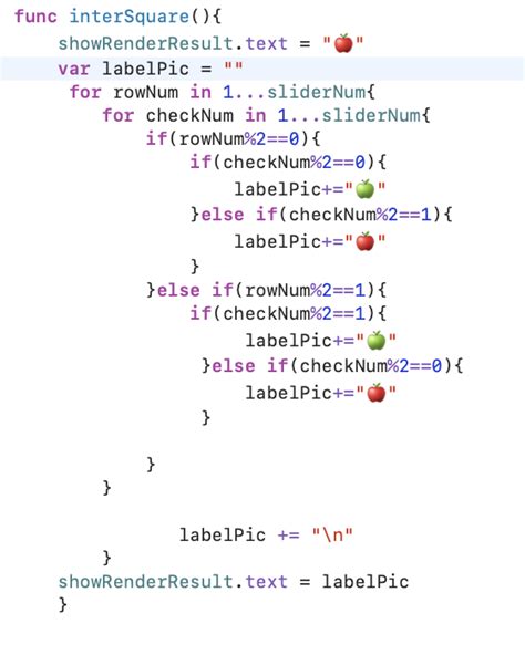 60 畫星星蘋果 — Nested Loop 練習 歡迎看了文章的大大多多指教 ~ By Andy Lin 彼得潘的 Swift Ios App 開發教室 Medium