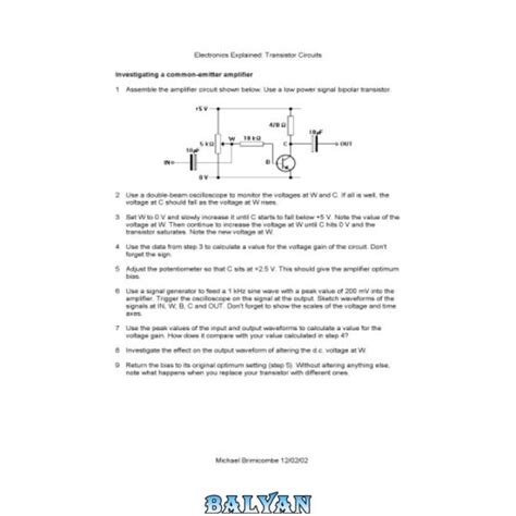 دانلود کتاب Electronics Explained Transistor Circuits بلیان