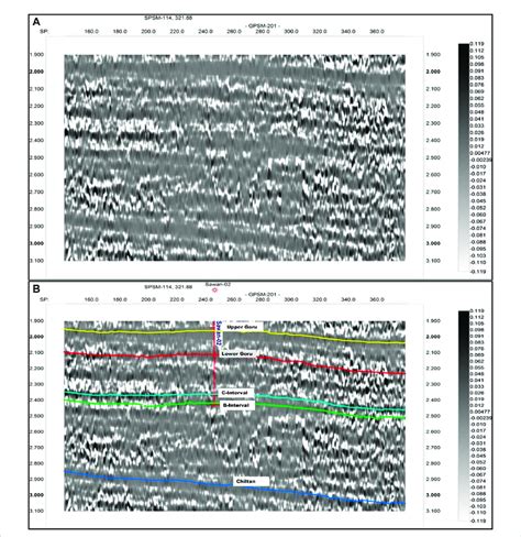 A Seismic Attribute Semblance Variance Showing The Continuity Of