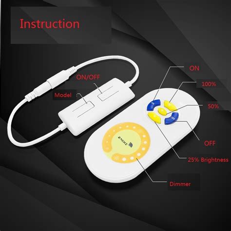 DC V LED Strips Light Controller RGB RGBW RGB CCT LED Controller With Wireless G RF Touch