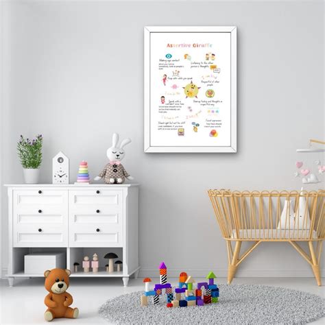 Assertive Communication Poster Communication Skills Behavior Classroom Decor Regulation Poster