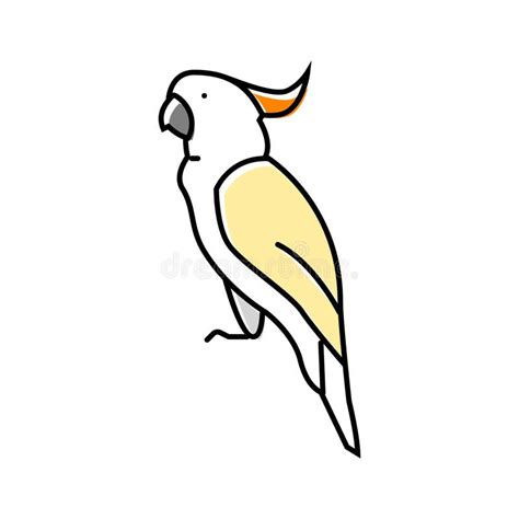 Cockatoo Parrot Bird Color Icon Vector Illustration Stock Illustration Illustration Of Wild