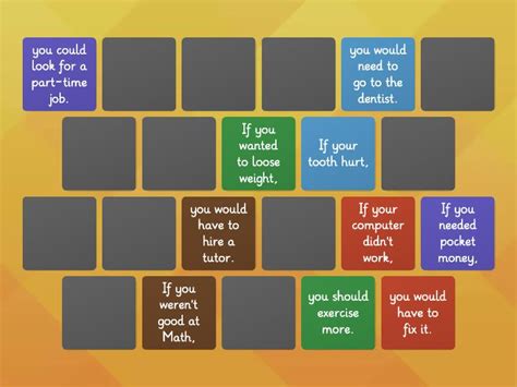 Second Conditional Matching Pairs