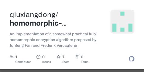 github qiuxiangdong homomorphic encryption implementation an