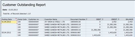 Solved Re Function Module For Opening Balance Sap Community