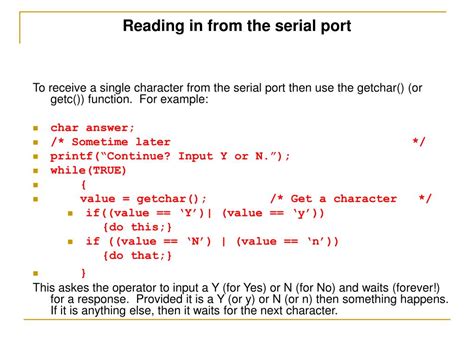 Ppt How To Use The Ccs Compiler With The Serial Port Powerpoint