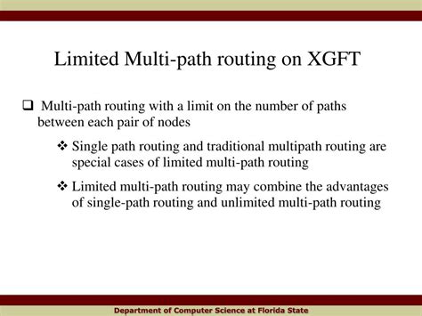 Ppt Limited Multi Path Routing On Extended Generalized Fat Trees Powerpoint Presentation Id