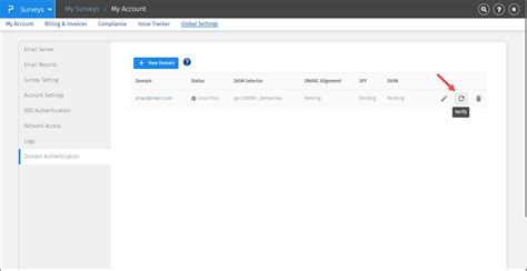 Domain Authentication QuestionPro Help Document