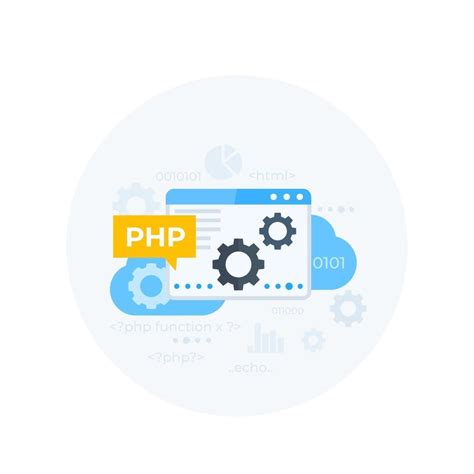 Php Programming Vector Illustration 12217734 Vector Art At Vecteezy