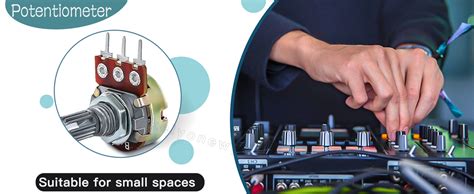 10pcs Rotary Potentiometer Joystick 10k Potentiometer Set Linear Taper Potentiometer Rotary