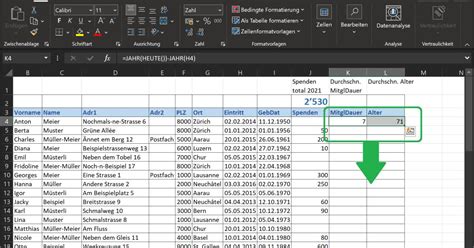 Formel Sofort In Mehrere 1000 Zellen Kopieren Pctipp Ch