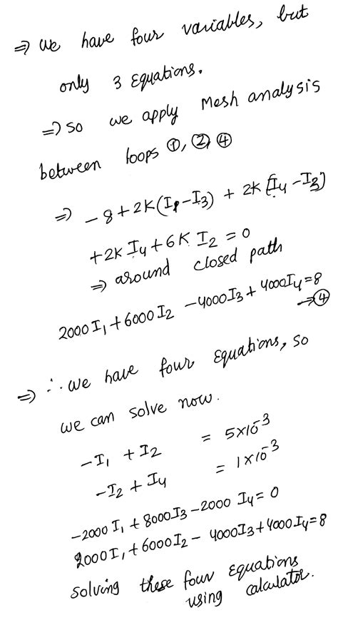 [solved] find i o in the circuit in the figure using mesh analysis