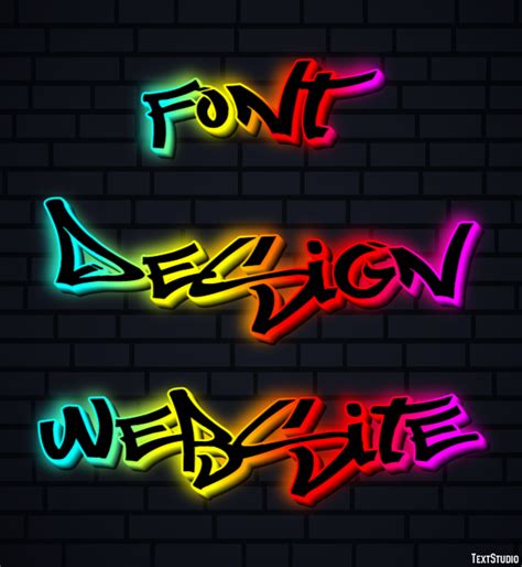 Font Design Website Text Effect And Logo Design Font