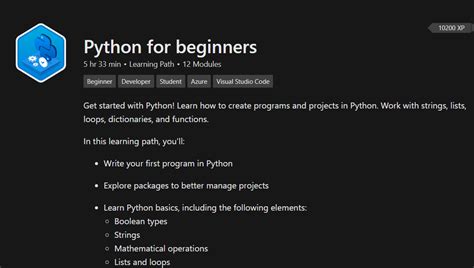 Python For Beginners By Microsoft For Free
