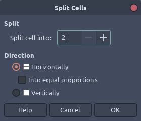How To Add Nested Columns In A LibreOffice Writer Table Ask Ubuntu