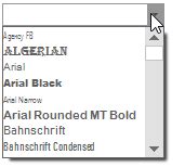 Getting Started With Windows Forms FontComboBox Syncfusion