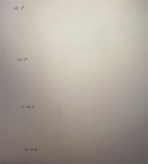 solved 2 5 points each given the following matrices 1 1