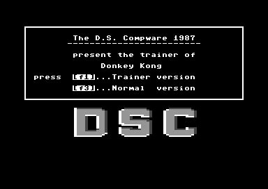 CSDb Donkey Kong By D S Compware 1987
