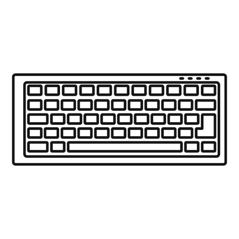 Premium Vector Keyboard Icon Outline Keyboard Vector Icon For Web
