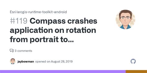 Compass Crashes Application On Rotation From Portrait To Landscape