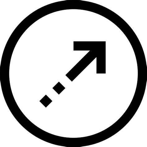 Diagonal Arrow Pixelmeetup Lineal Icon