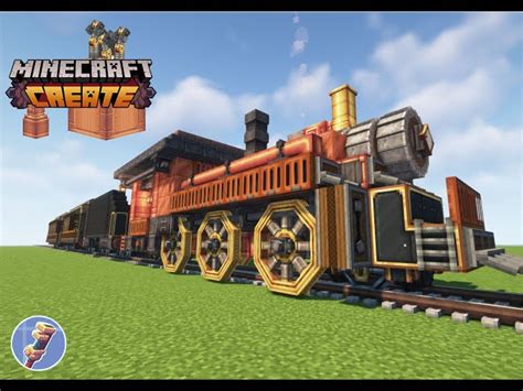 【mod Building】create Mod 0 5 ── Super Luxury Steampunk Train Minecraft Map