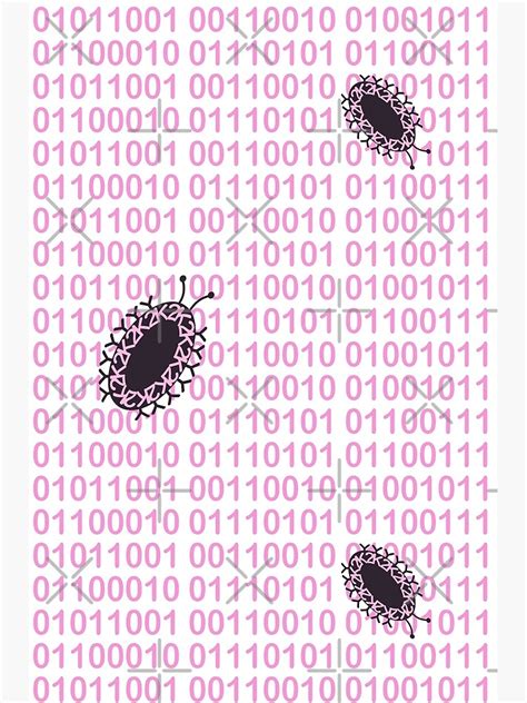 y2k bug on pink binary code poster by mixmixtli redbubble