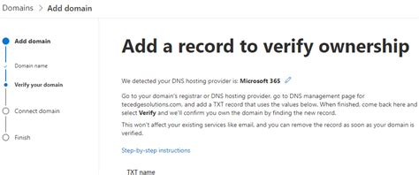 Where Is The Microsoft 365 Dns Set Up Page Microsoft Qanda
