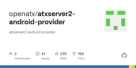 GitHub Openatx Atxserver Android Provider Atxserver Android Provider