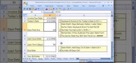 How To Do Date Calculations In Microsoft Excel « Microsoft Office