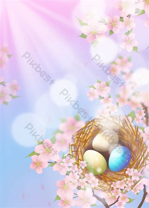 Sakura Easter Light Effect Creative Psd Free Download Pikbest