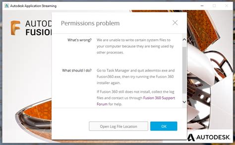 solved cannot install fusion 360 autodesk community