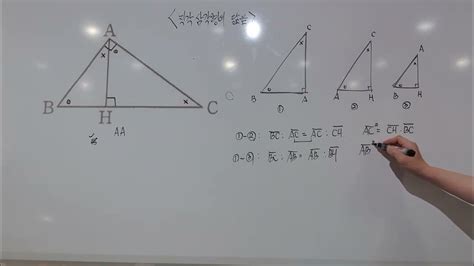 중2 직각삼각형의 닮음 Youtube