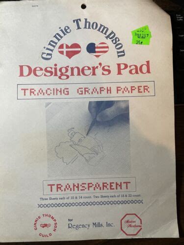 ginnie thompson designers pad tracing graph paper