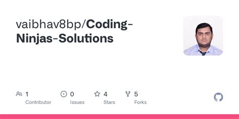 Github Vaibhav Bp Coding Ninjas Solutions